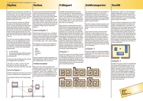 Aufgaben - Bundeswettbewerb Informatik