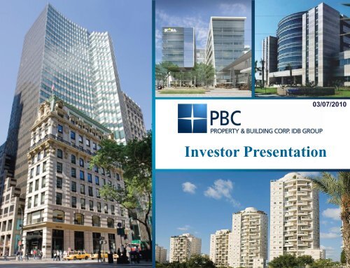 Investor Presentation - Property and Building
