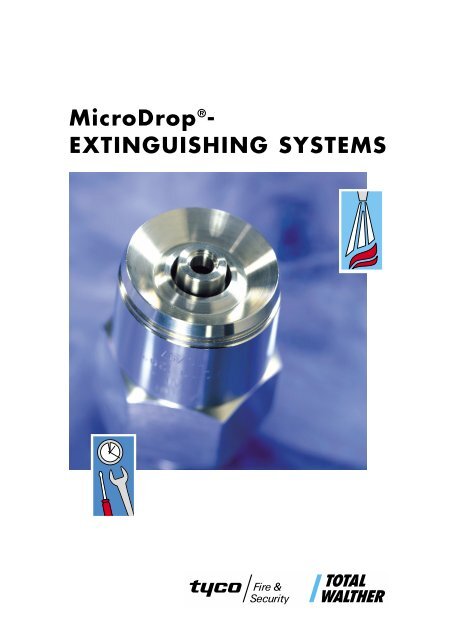 MicroDrop®- EXTINGUISHING SYSTEMS