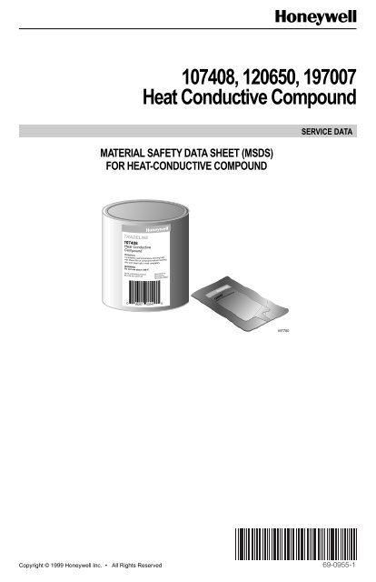 69-0955 - 107408, 120650, 197007 Heat Conductive Compound