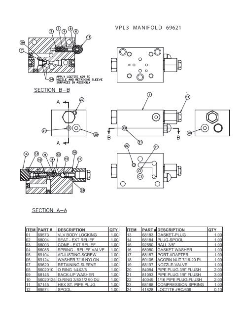 VPL3 MANIFOLD 69621 - Simplex