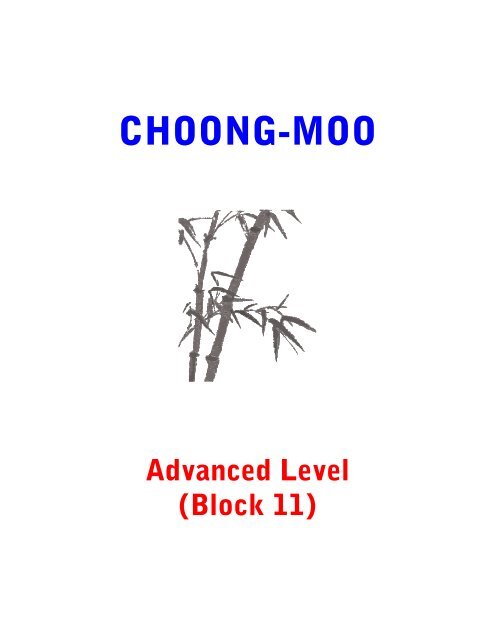 CHOONG-MOO - United Traditional Martial Arts