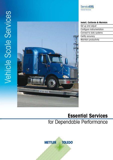 Vehicle Scale Services - METTLER TOLEDO