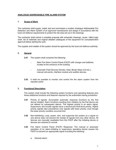 Addressable Fire Alarm With Bell-Sounder - Telectron