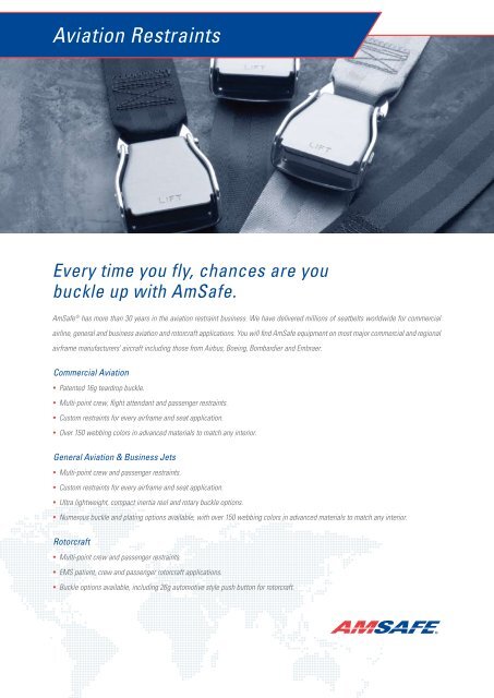 Product Sheet - AmSafe