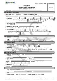 FORM XXI INDIVIDUAL CARE PLAN - Track Missing Child