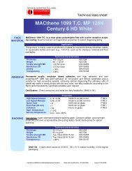 Technical data sheet - Mactac