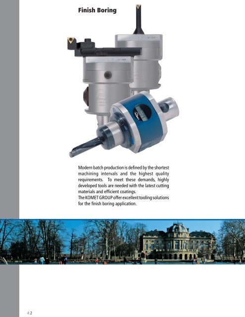 Bore Machining Catalog - Fine Boring Chapter - Komet