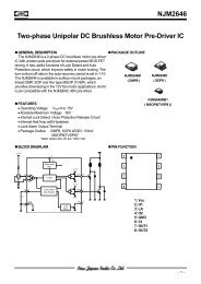njm555 data sheet - Semiconductor Product Information