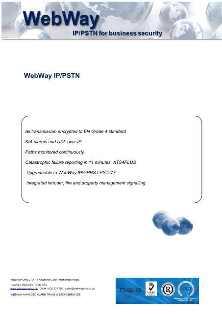 WebWay IP PSTN for business security - WebWayOne