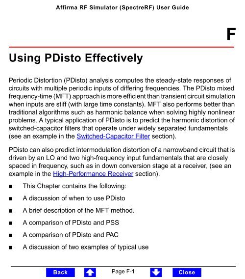 Using Pdisto effectively - Cadence