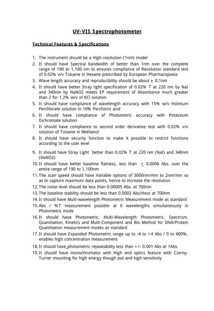 Specification of UV-VIS Spect final.pdf