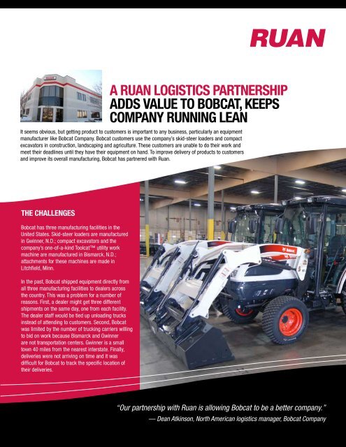 Bobcat Case Study - Ruan
