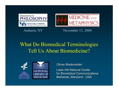 What Do Biomedical Terminologies Tell Us About Biomedicine?