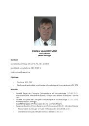 Docteur Gaëtane BODELET - Clinique Saint-Luc de Bouge