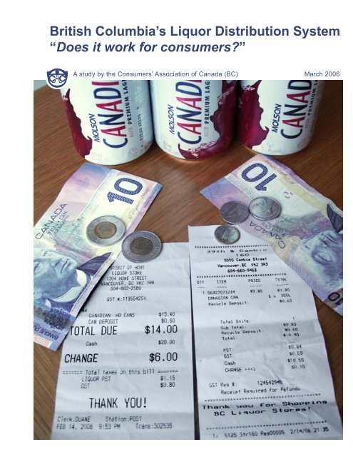 British Columbia's Liquor Distribution System - Consumers ...