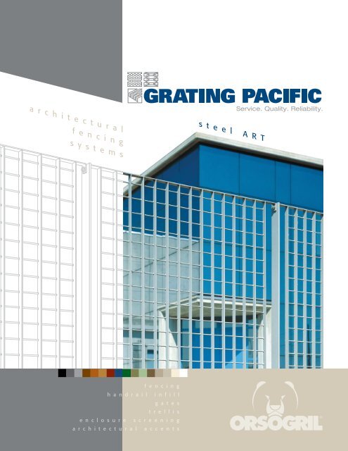 Orsogril® Fencing & Infill Panels - Grating Pacific
