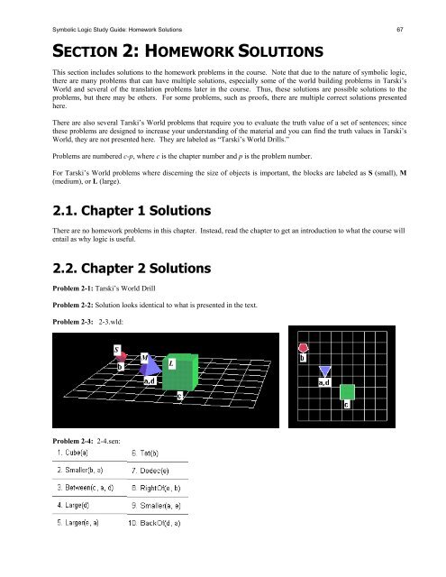 Symbolic Logic Problems