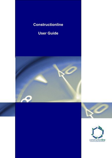 Constructionline User Guide