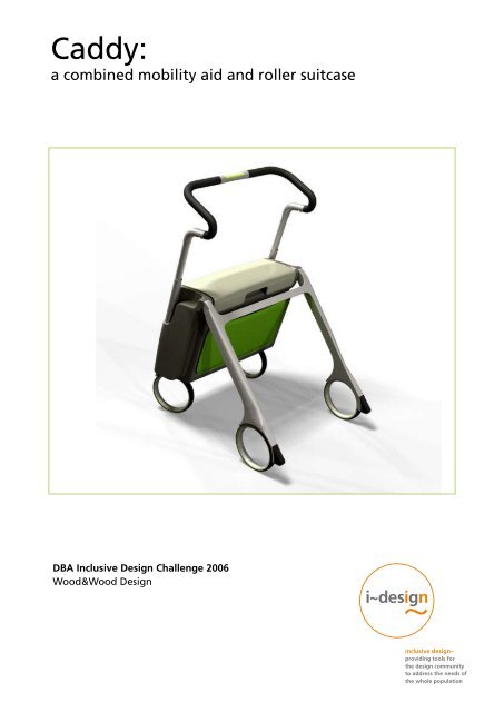 Caddy: - Designing With People - Royal College of Art