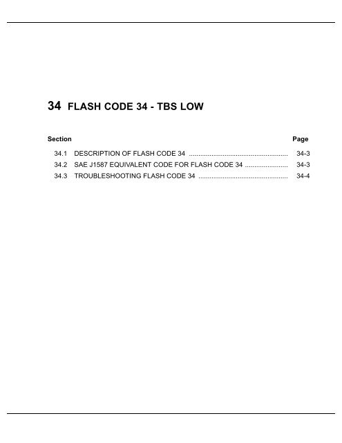34 FLASH CODE 34 - TBS LOW - ddcsn