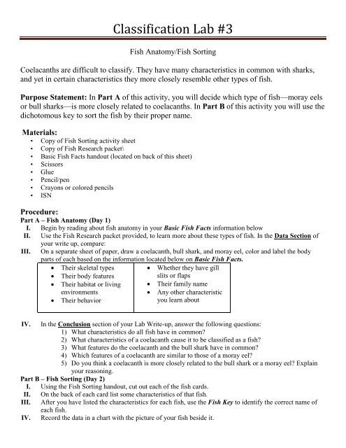 Classification Lab 3