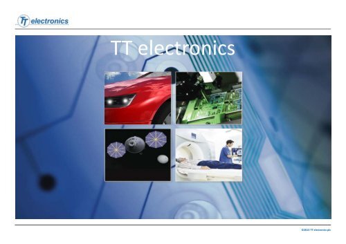 Sensing and Control Overview - TT electronics Showcase