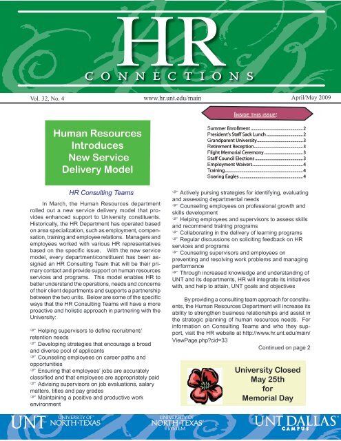 Human Resources Introduces New Service Delivery Model