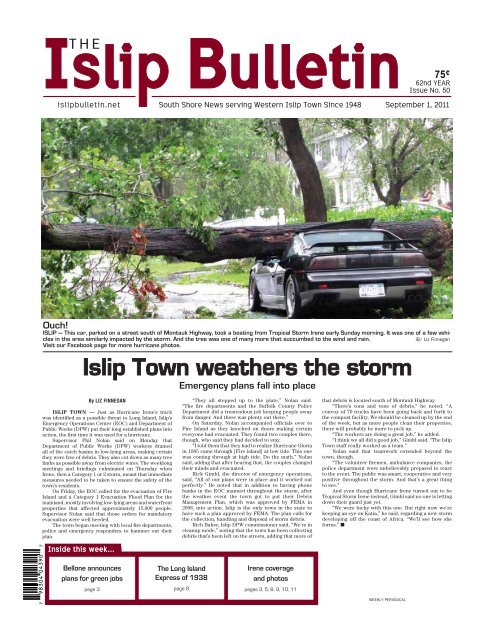 Islip Town weathers the storm - Islip Bulletin