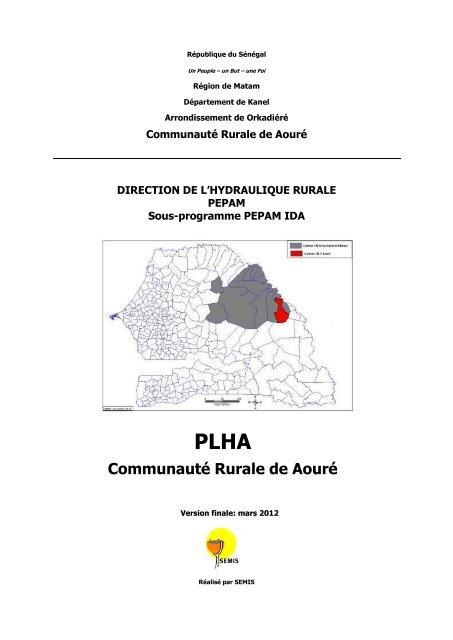 Communauté Rurale de Aouré - pepam