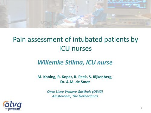 Pain assessment in adult ICU: Critical-Care Pain Observation Tool ...