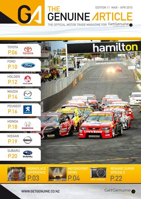 THe OFFicial Motor traDe Magazine For - The Genuine Article Online