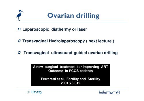 Ovarian drilling