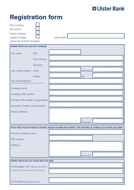 Registration form - Legal & General