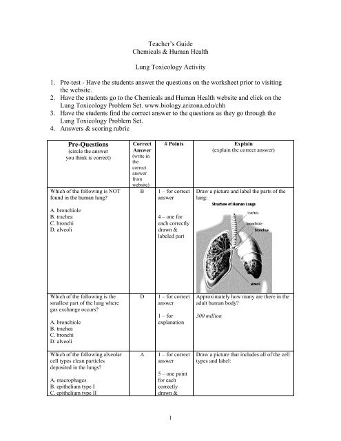 Handout - Environmental Health and Toxicology Resources