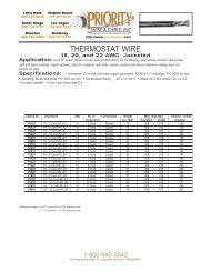 MULTI-CONDUCTOR TYPE SOOW - Priority Wire & Cable