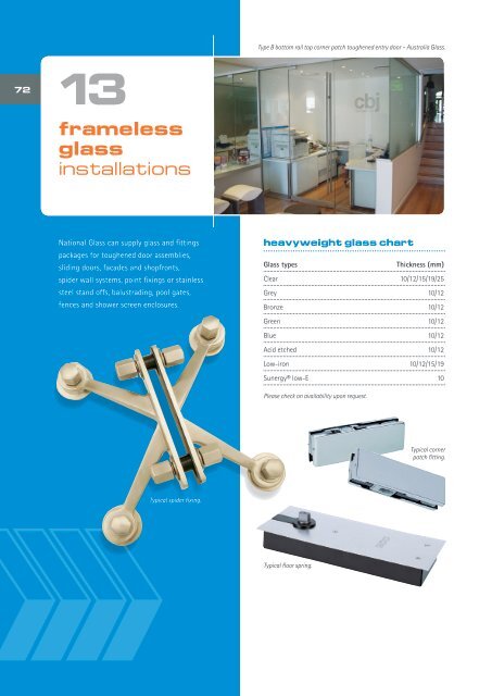 frameless glass installations - National Glass