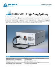 BlueWave LED Prime UVA Light-Curing Spot-Lamp ... - Dymax