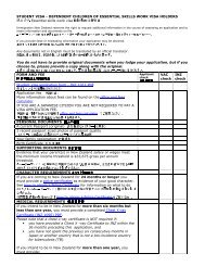 CHECKLIST OF DOCUMENTS FOR OCI CARD ... - VFS Global