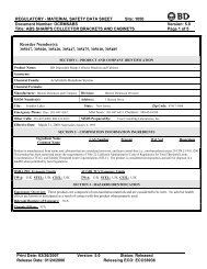 MSDS - BD Product Catalog