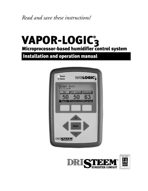 VAPOR-LOGIC® - DRI-STEEM