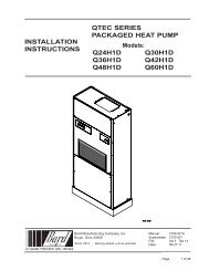 1982 Parts List - Bard Manufacturing Company