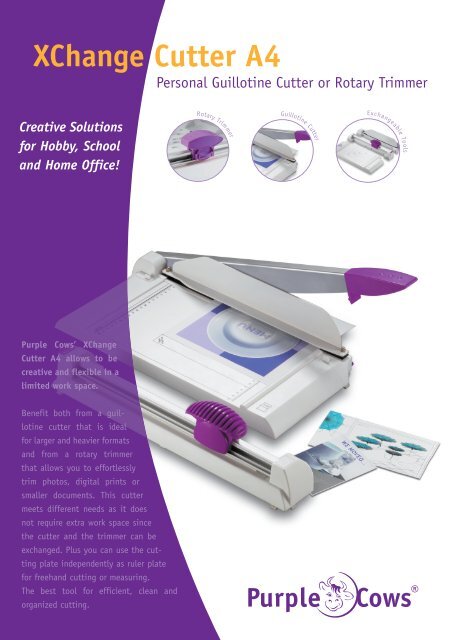Xchange Cutter A4.indd - Purple Cows, Incorporated