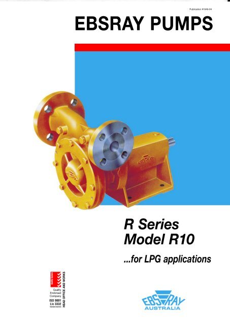 R Series Model R10 for LPG Applications - Ebsray Pumps