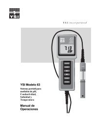 YSI Model 85 Operations Manual - YSI.com