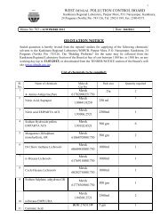 APPLICATION FORM FOR - West Bengal Pollution Control Board