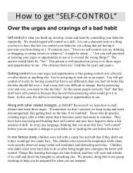 lifestyle balance pie worksheet - SMART Recovery