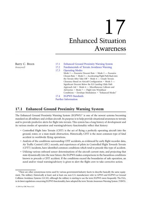 Enhanced Situation Awareness