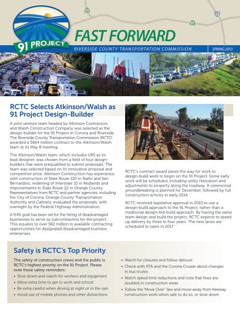 91 Project Fast Forward Newsletter - Riverside County ...