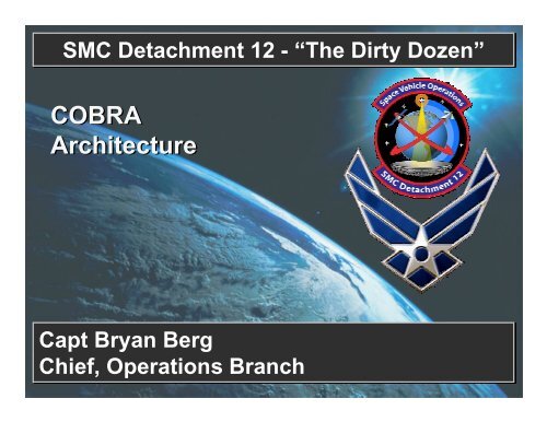 COBRA Architecture - Center for Software Engineering